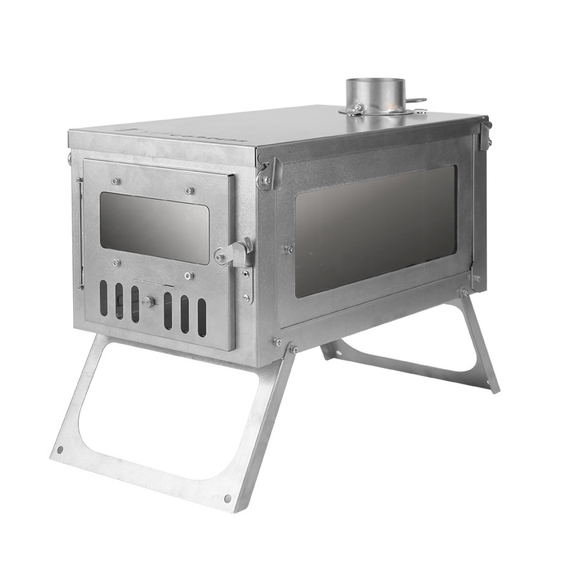 Outdoor Warm Fire Wood Burning Portable Tent Stove - OutdoorSAC